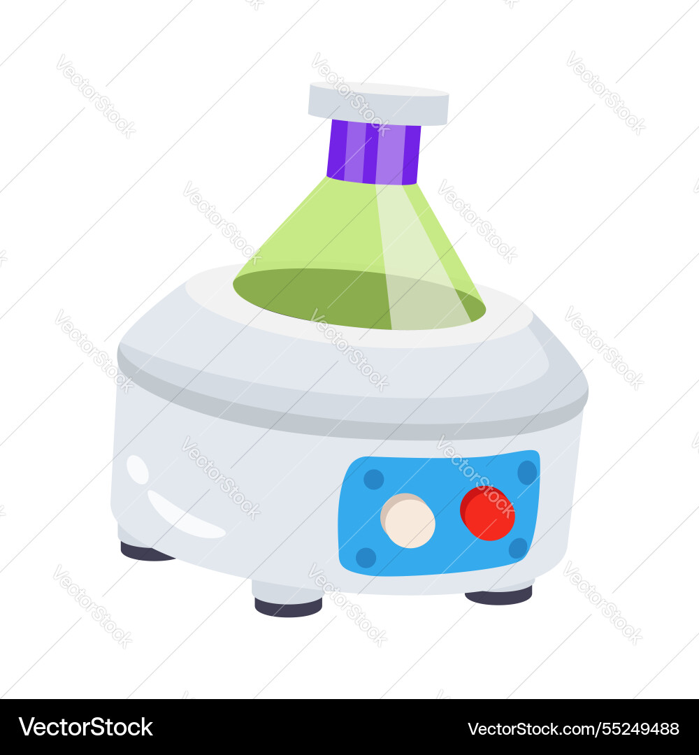 Medical centrifuge Royalty Free Vector Image - VectorStock