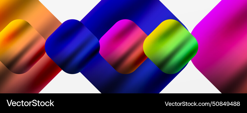 Metal colorful plates background Royalty Free Vector Image