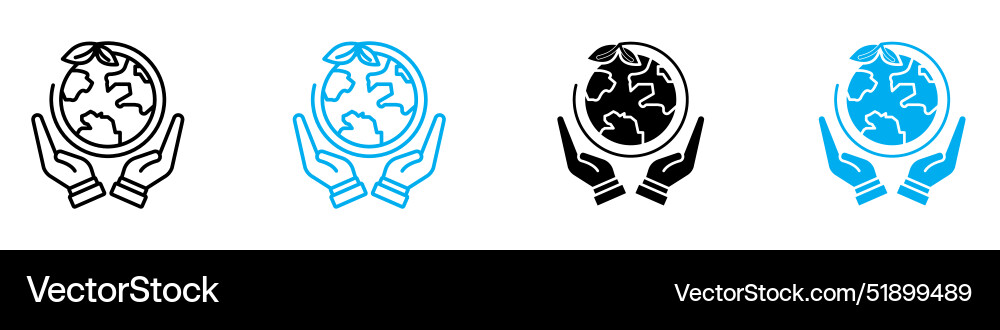 Environment protection icon set collection for web