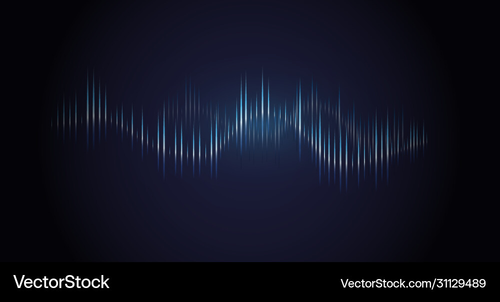 Sound wave dynamic vibration wallpaper Royalty Free Vector