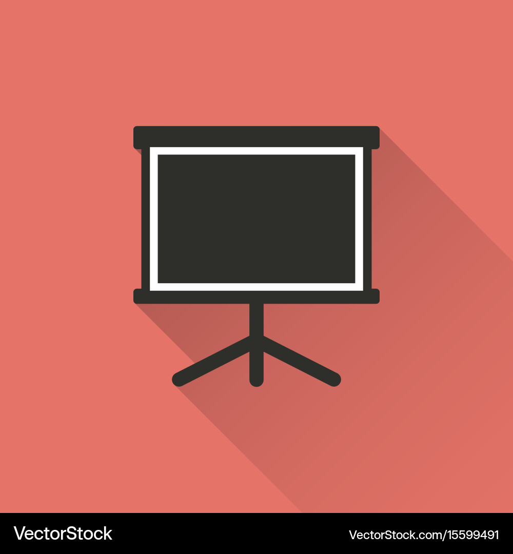 Diagram board - icon Royalty Free Vector Image