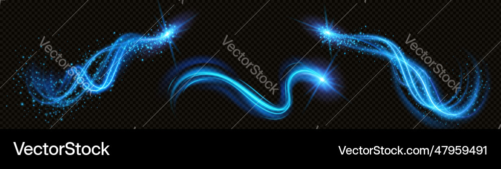 Magic Vortex Light Effect Royalty Free Vector Image
