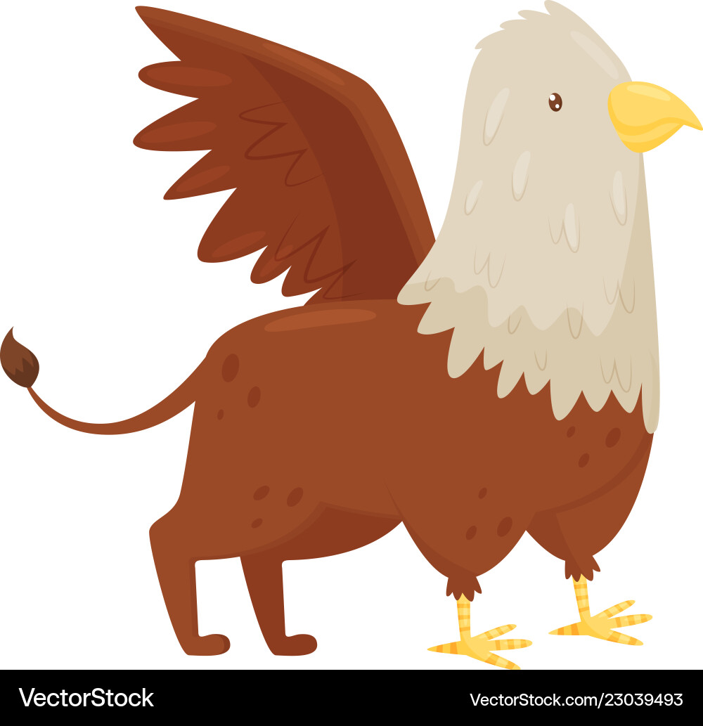Griffin mythical creature Royalty Free Vector Image