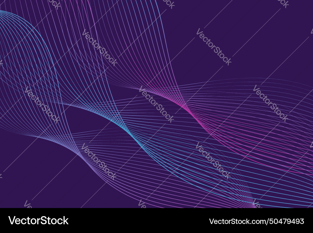 Purple and blue background with lines Royalty Free Vector