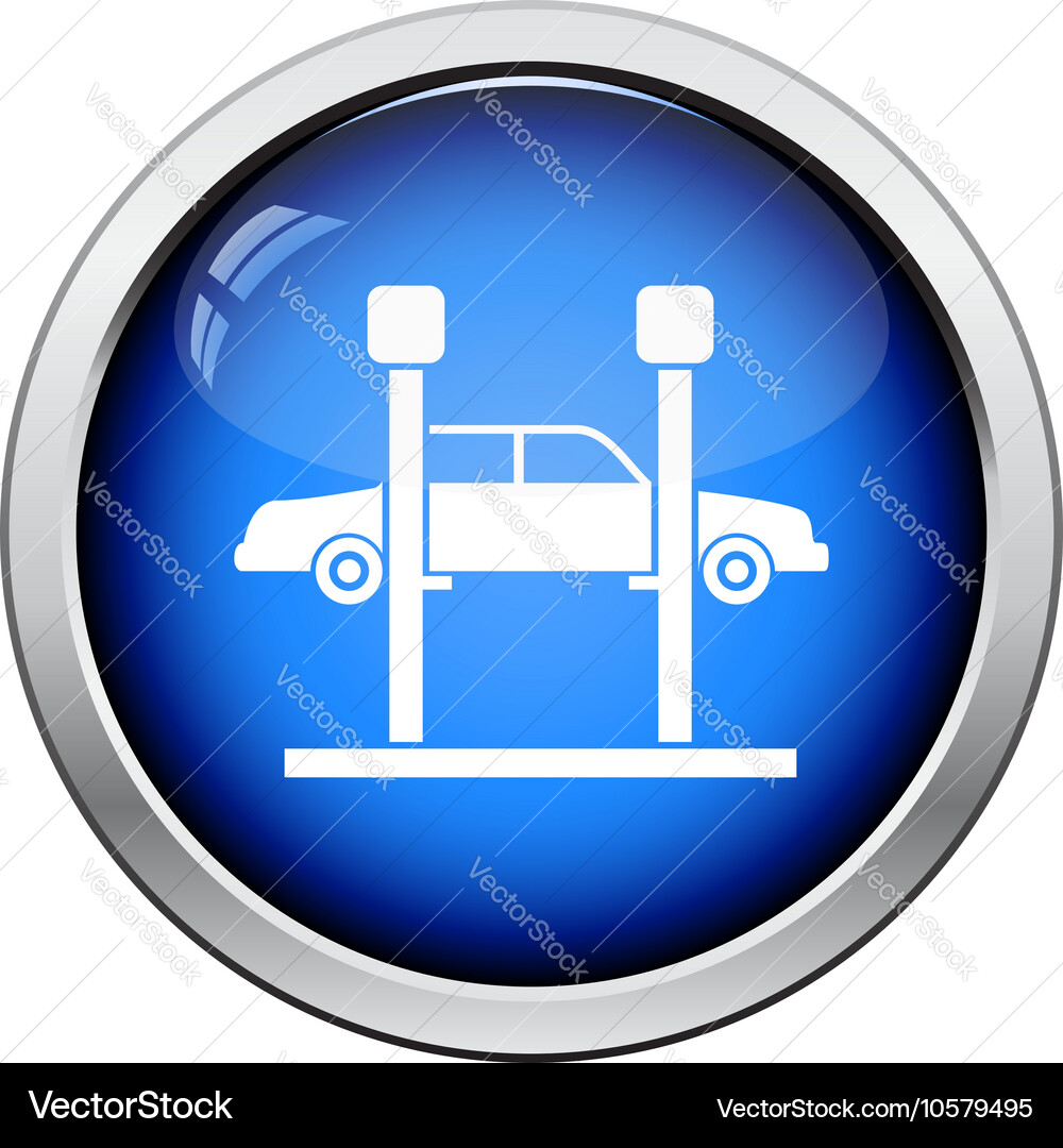 Car lift icon Royalty Free Vector Image - VectorStock