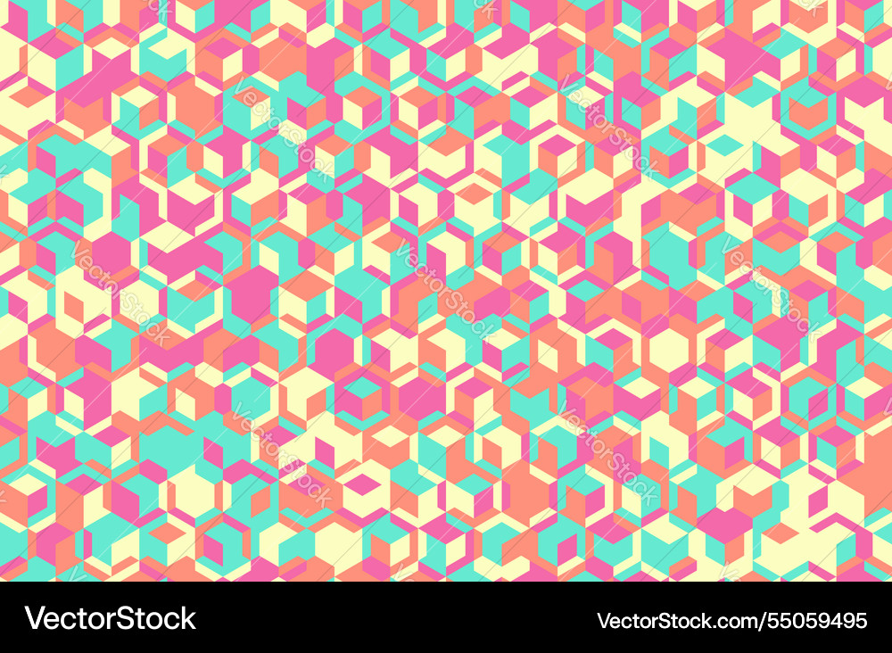 Modern geometric pattern with seamless shapes Vector Image