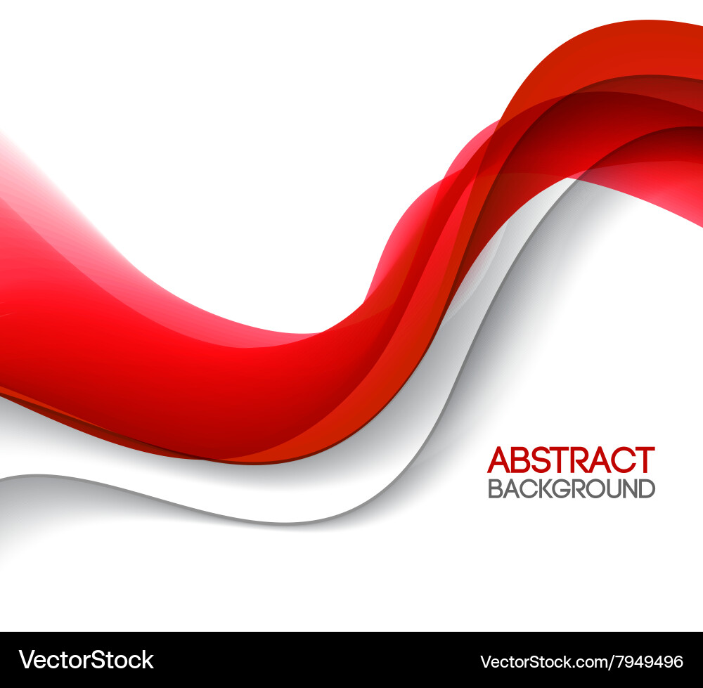 Abstract smooth wave motion Royalty Free Vector Image