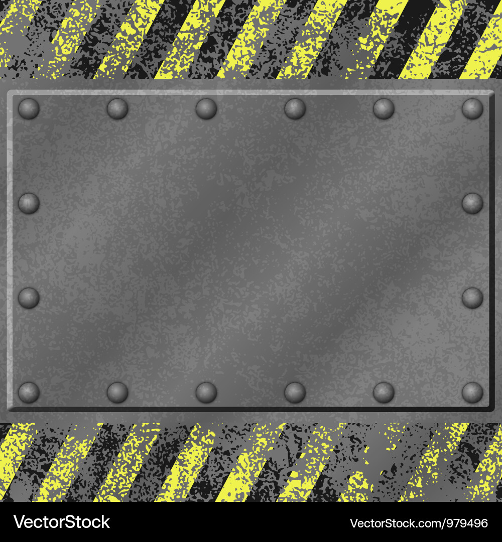 Grunge metal background Royalty Free Vector Image