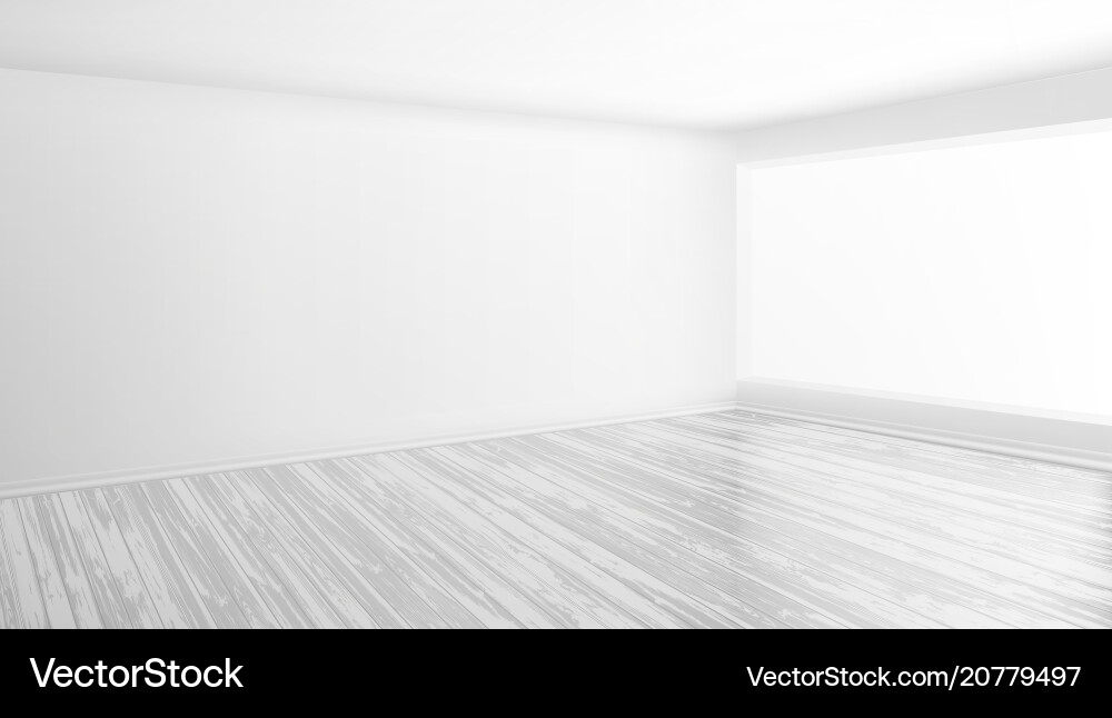Modern bright interior empty room Royalty Free Vector Image