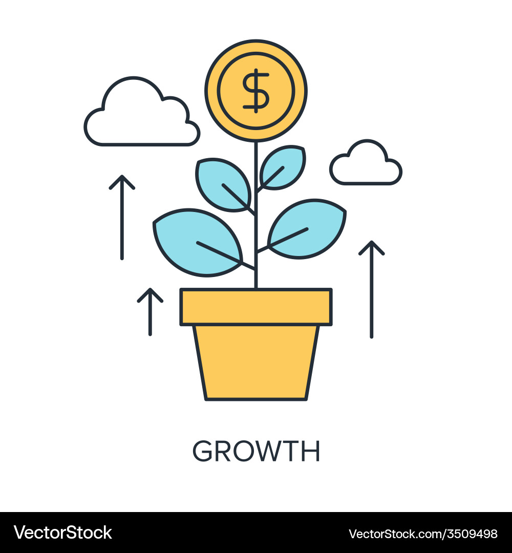 Growth Royalty Free Vector Image - VectorStock