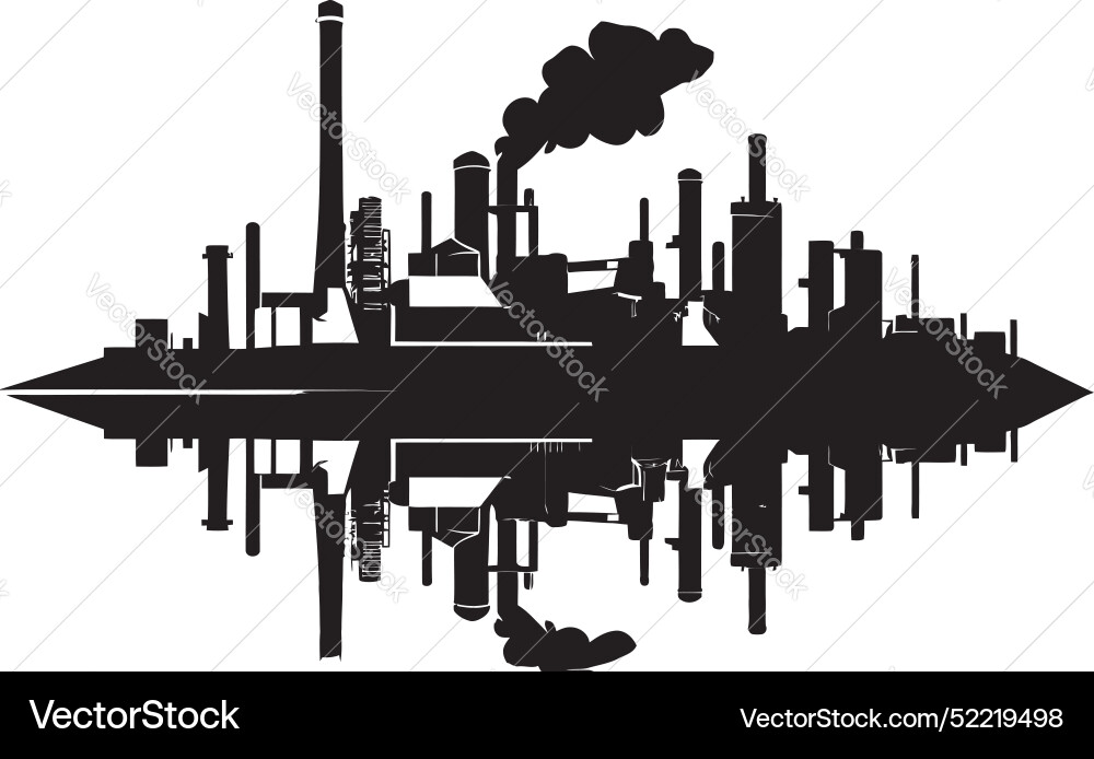 Sleek assembly monochrome logo for innovative Vector Image