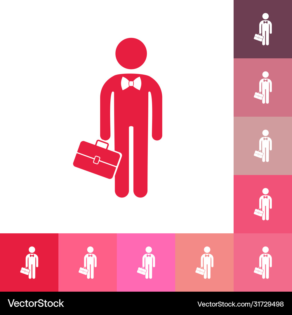 Stick figure human silhouette Royalty Free Vector Image