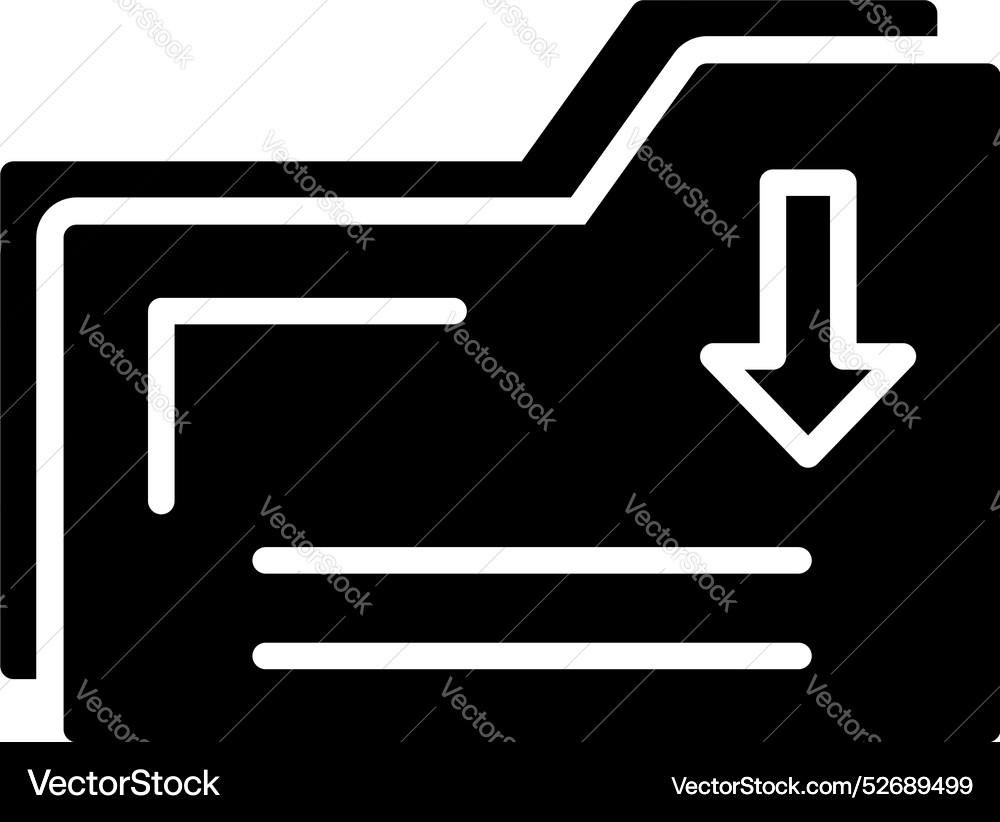 Folder icon Royalty Free Vector Image - VectorStock