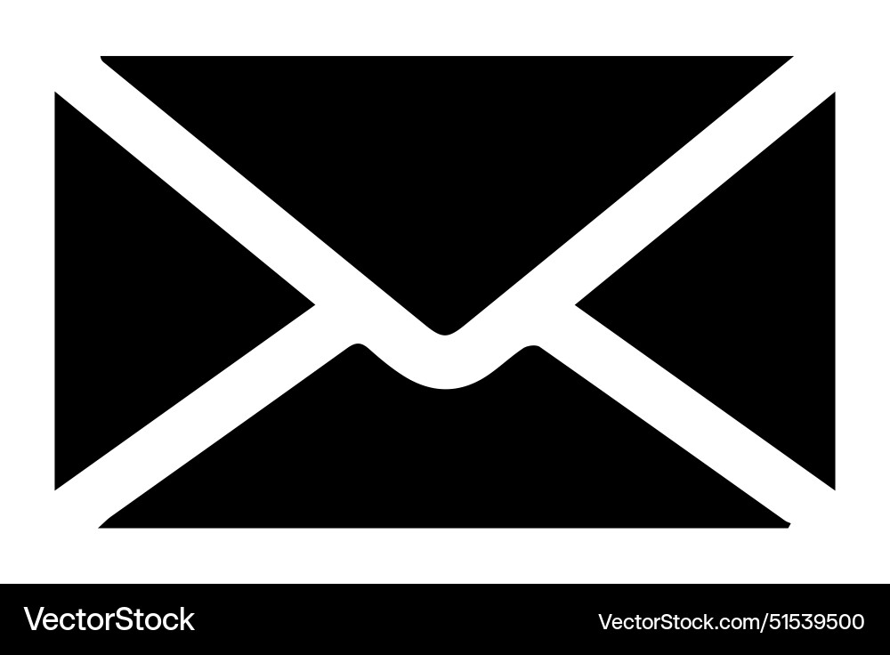 Email sign message sign mail symbol envelope icon Vector Image
