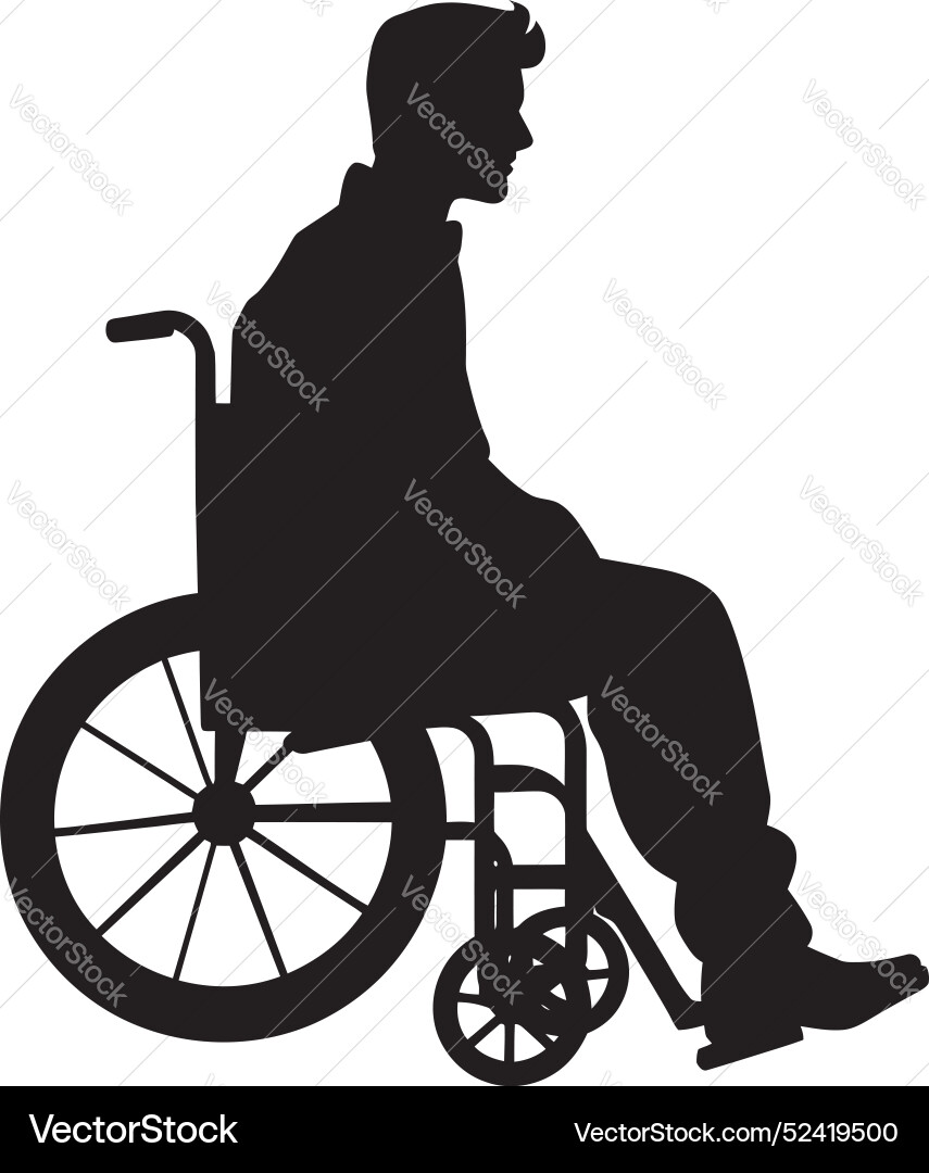 Equality in motion disabled emblem empowering Vector Image