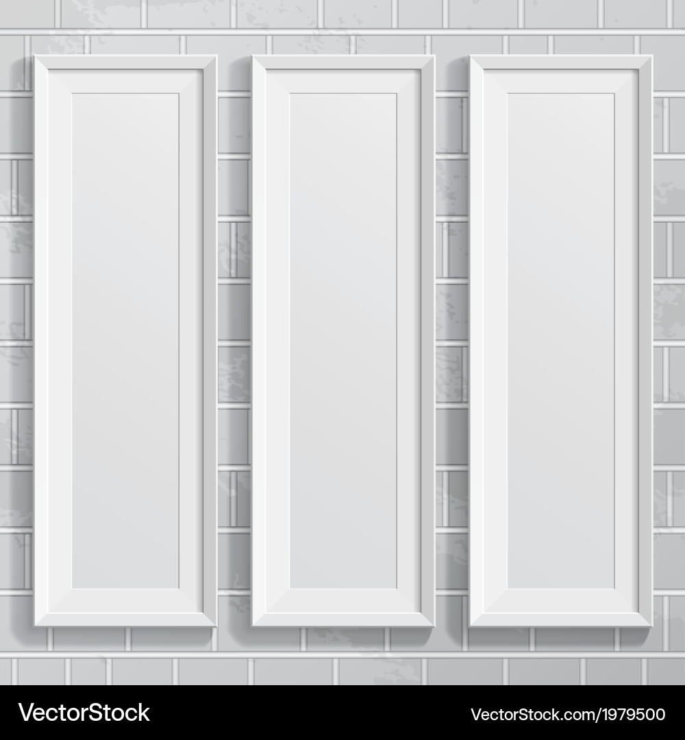 Realistic picture frames Royalty Free Vector Image