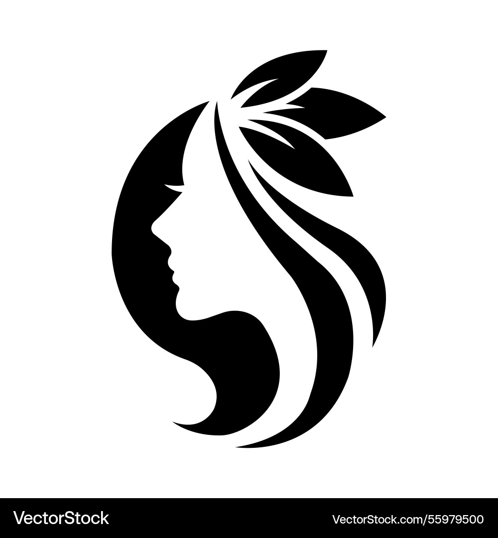 Woman logo Royalty Free Vector Image - VectorStock