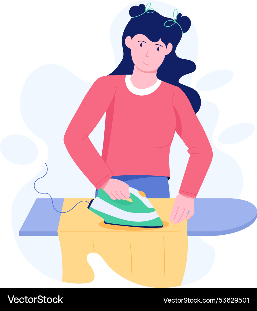 Ironing Royalty Free Vector Image - VectorStock