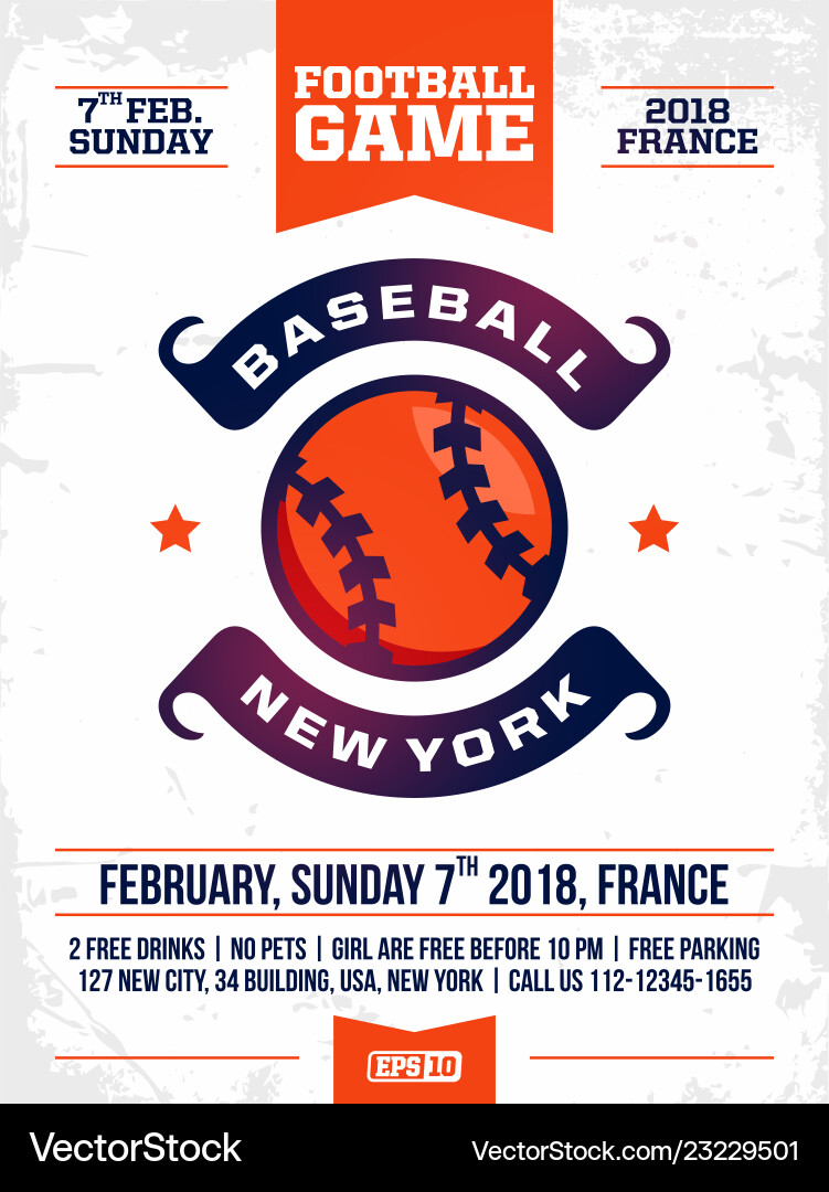Modern professional sports design poster Vector Image