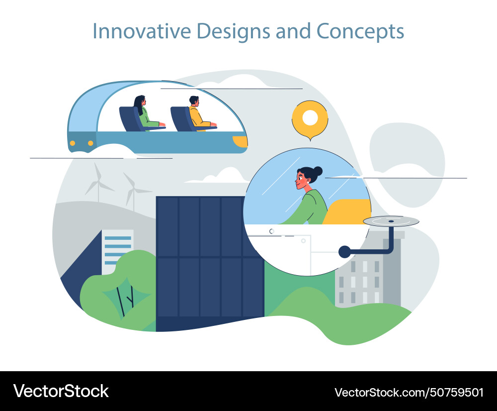 Urban transportation methods Royalty Free Vector Image