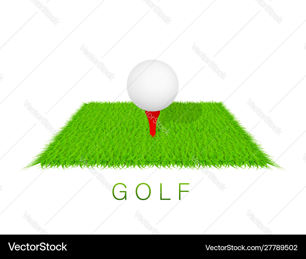 Golf background course stock Royalty Free Vector Image