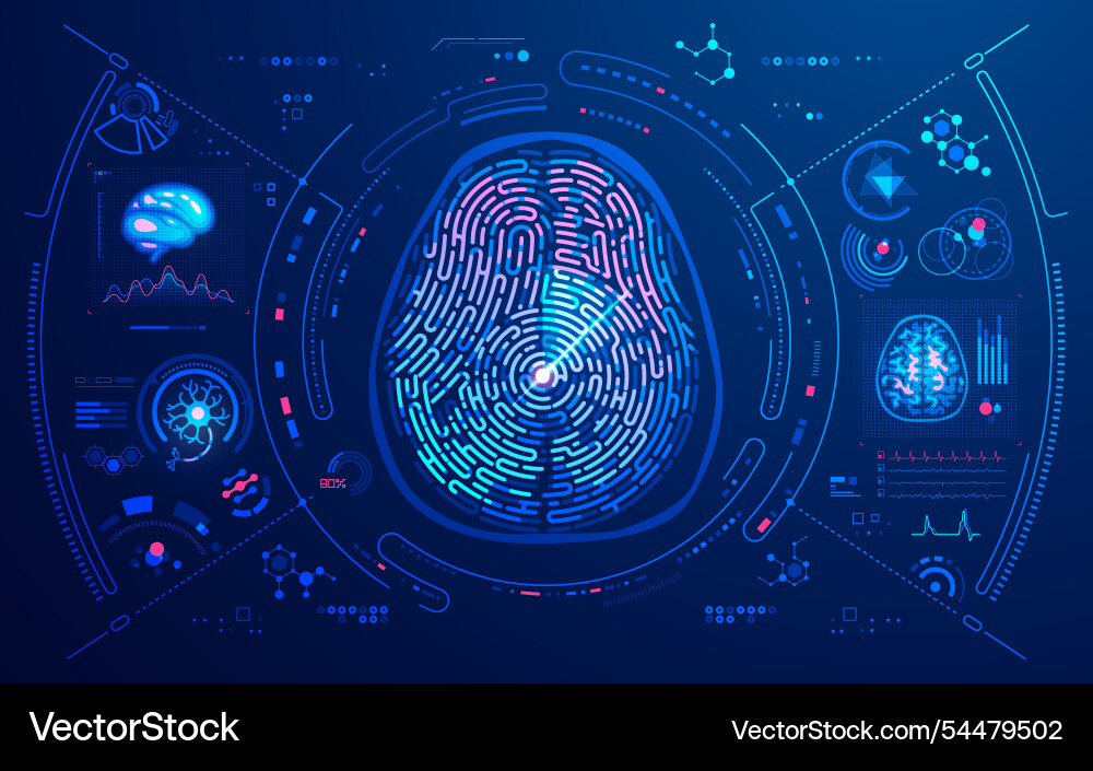 Neurologyinterface Royalty Free Vector Image - VectorStock