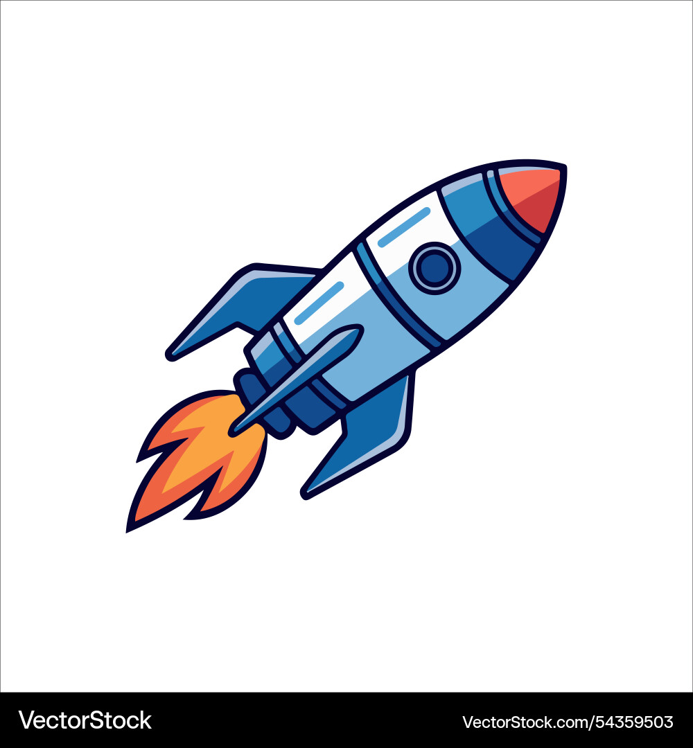 Rocket clipart Royalty Free Vector Image - VectorStock