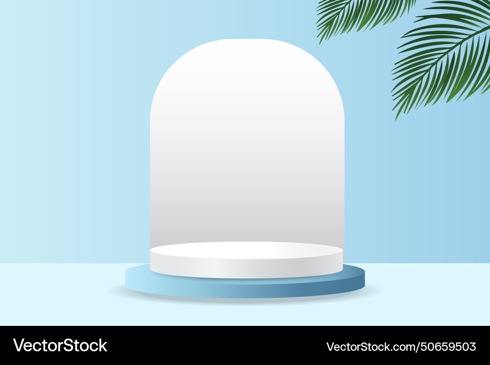Simple podium background Royalty Free Vector Image