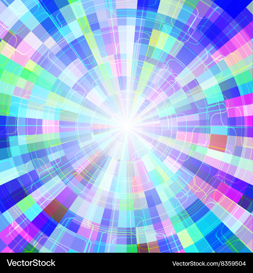 Shining Geometric Circle Background Royalty Free Vector