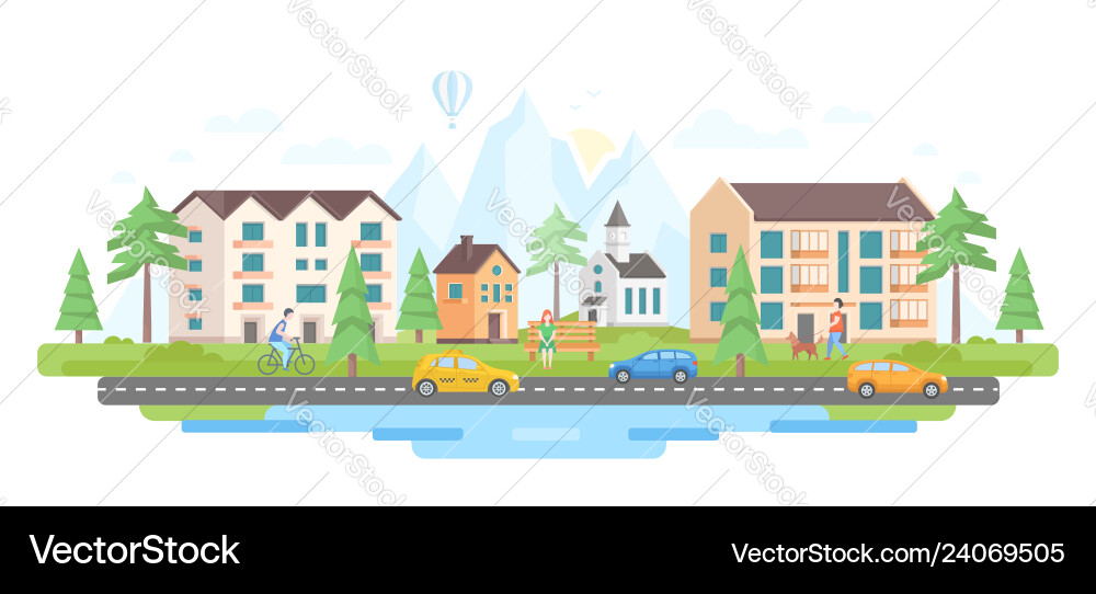 Streetscape Vector Images (over 140)