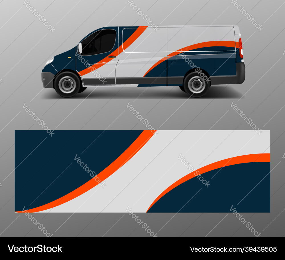 Graphic abstract racing designs for vehicle Vector Image