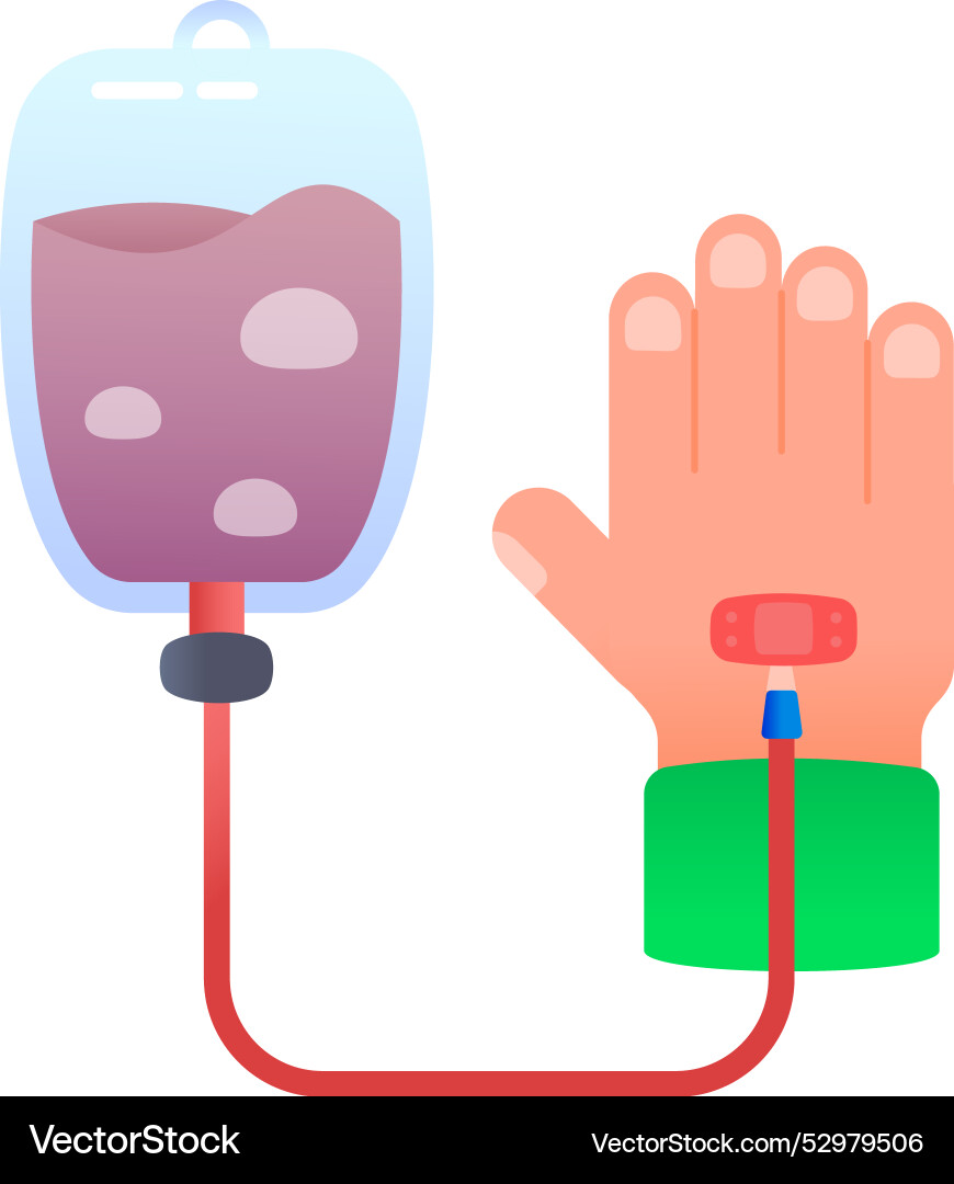Transfusion Royalty Free Vector Image - VectorStock