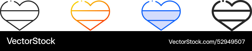 Germany iconthin linear gradient blue stroke Vector Image