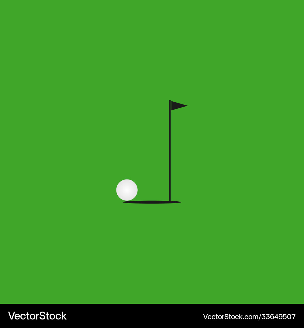 Golf template design Royalty Free Vector Image