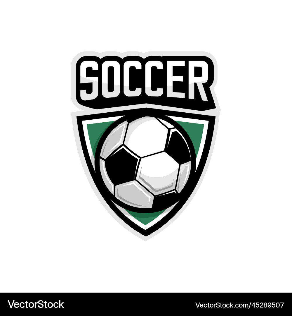 Soccer logo Royalty Free Vector Image - VectorStock