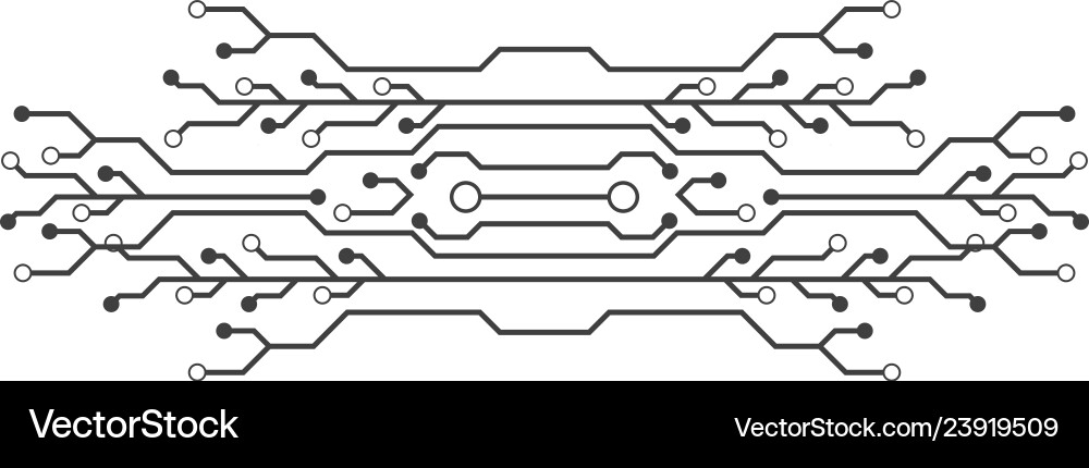 Circuit icon design Royalty Free Vector Image - VectorStock