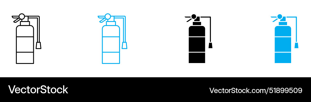 Fire extinguisher icon perfect for safety Vector Image