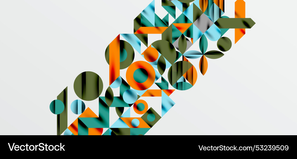 Geometric neo patterns abstract background Vector Image