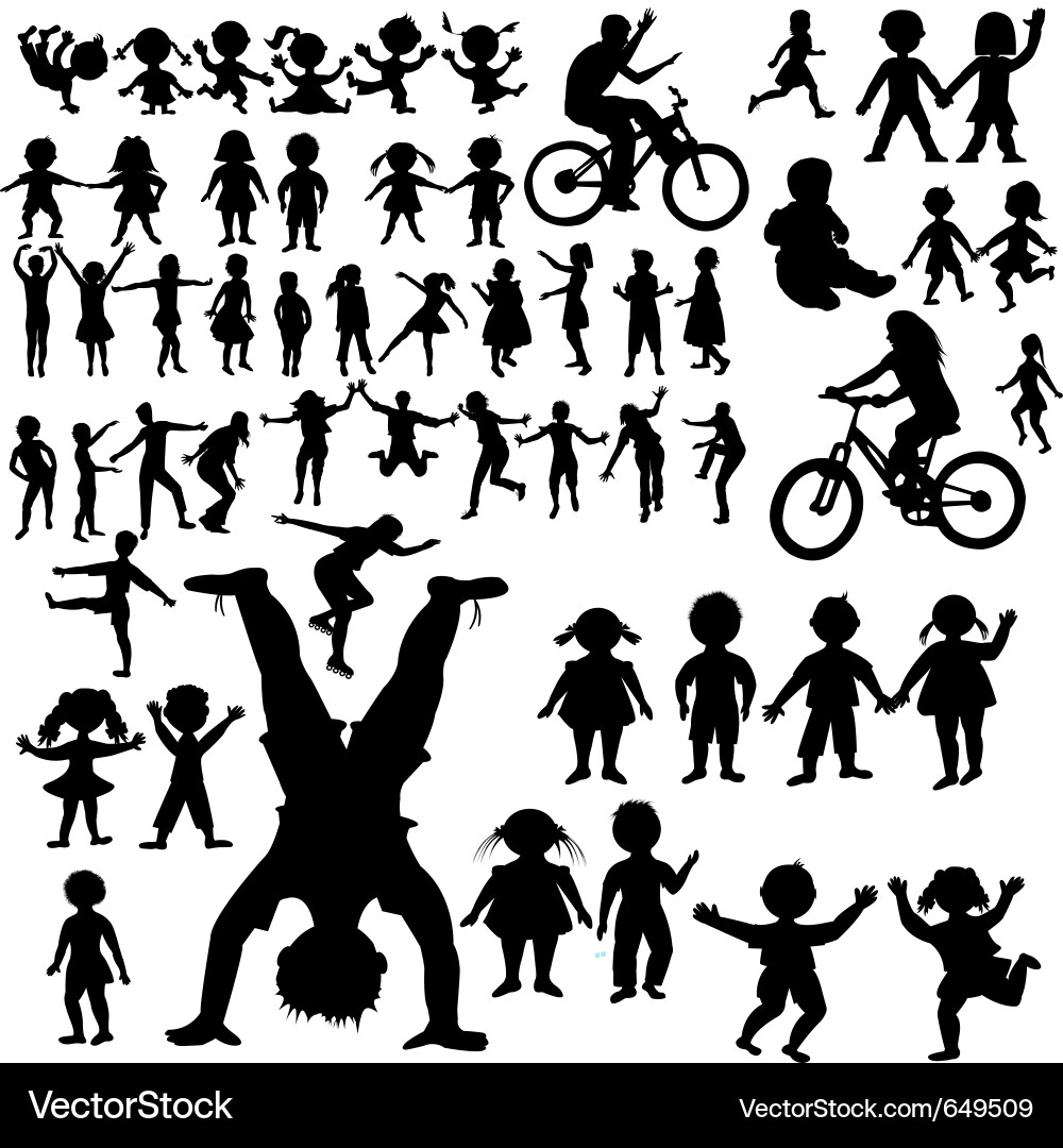 Hand drawn children Royalty Free Vector Image - VectorStock