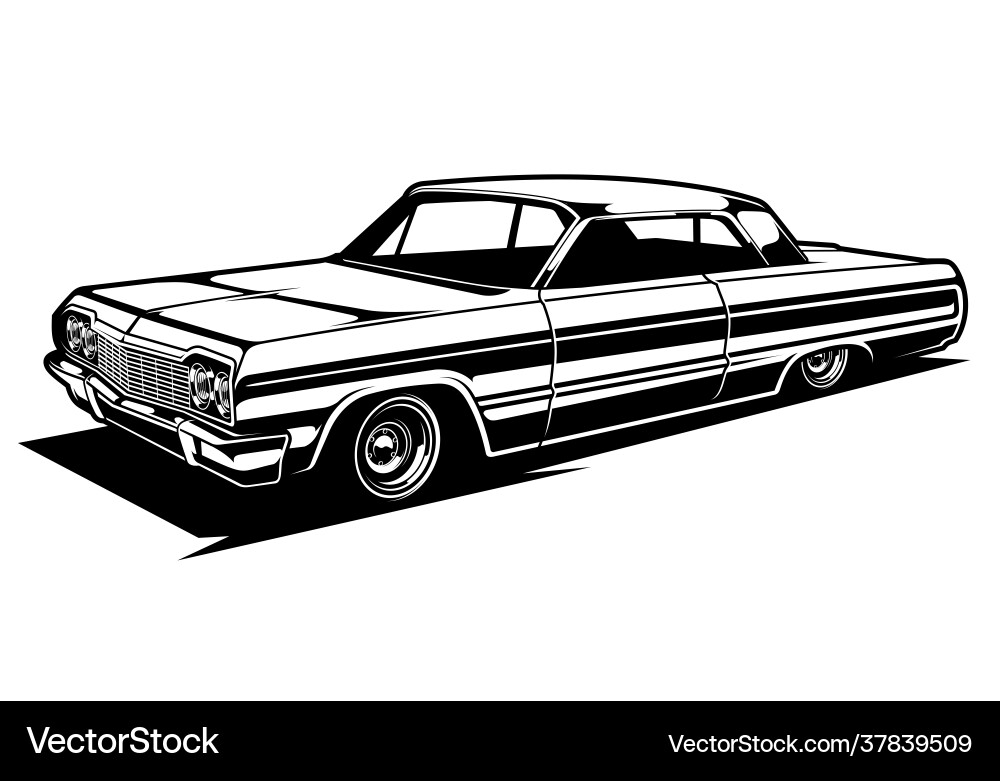 Low rider Royalty Free Vector Image - VectorStock