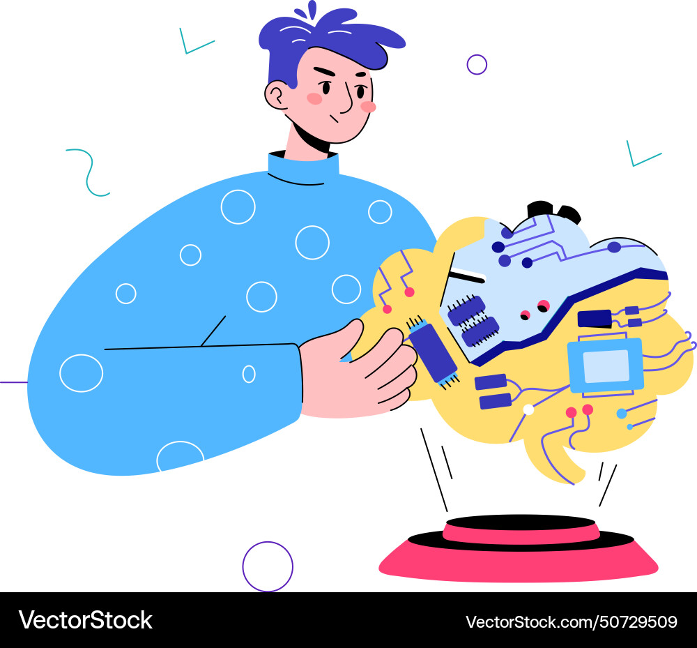 Machine learning Royalty Free Vector Image - VectorStock
