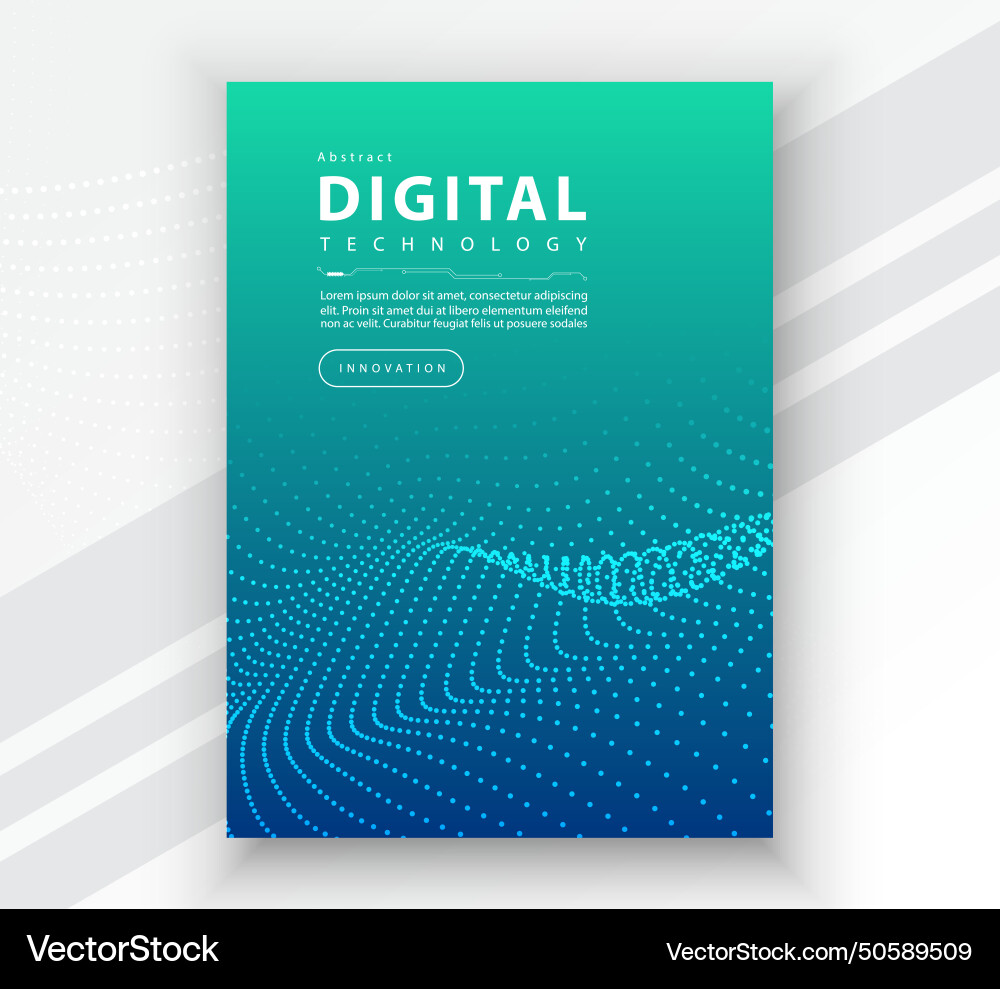 Poster brochure cover banner presentation layout Vector Image