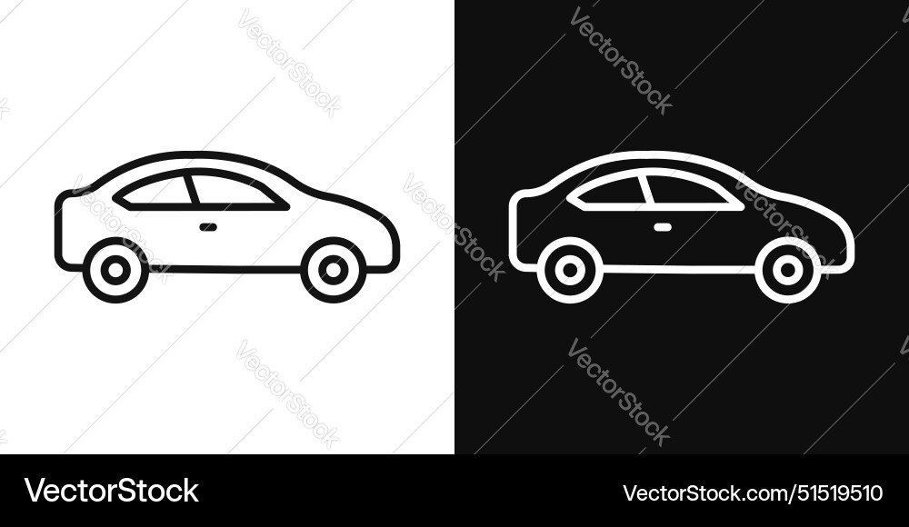 Car side view icon Royalty Free Vector Image - VectorStock