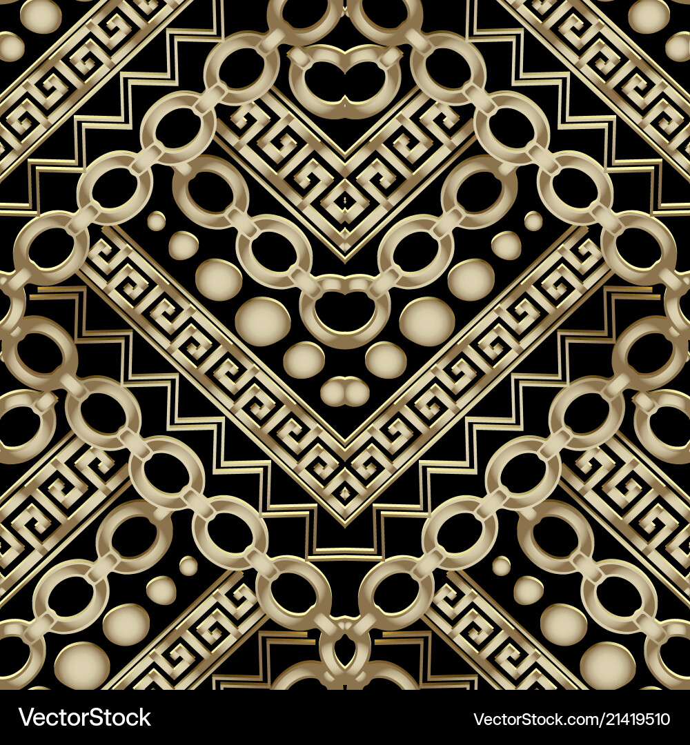 Versace Chain Pattern Vector Images (49)