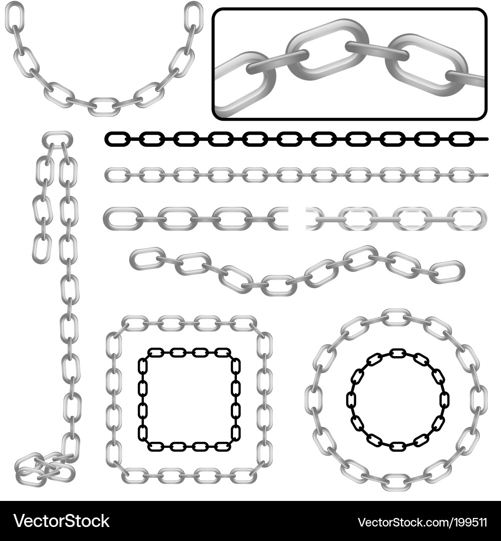 Chains Royalty Free Vector Image - VectorStock