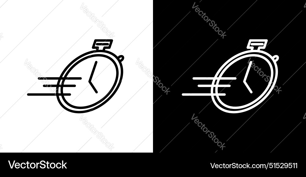 Express icon set fast delivery symbol quick rapid Vector Image
