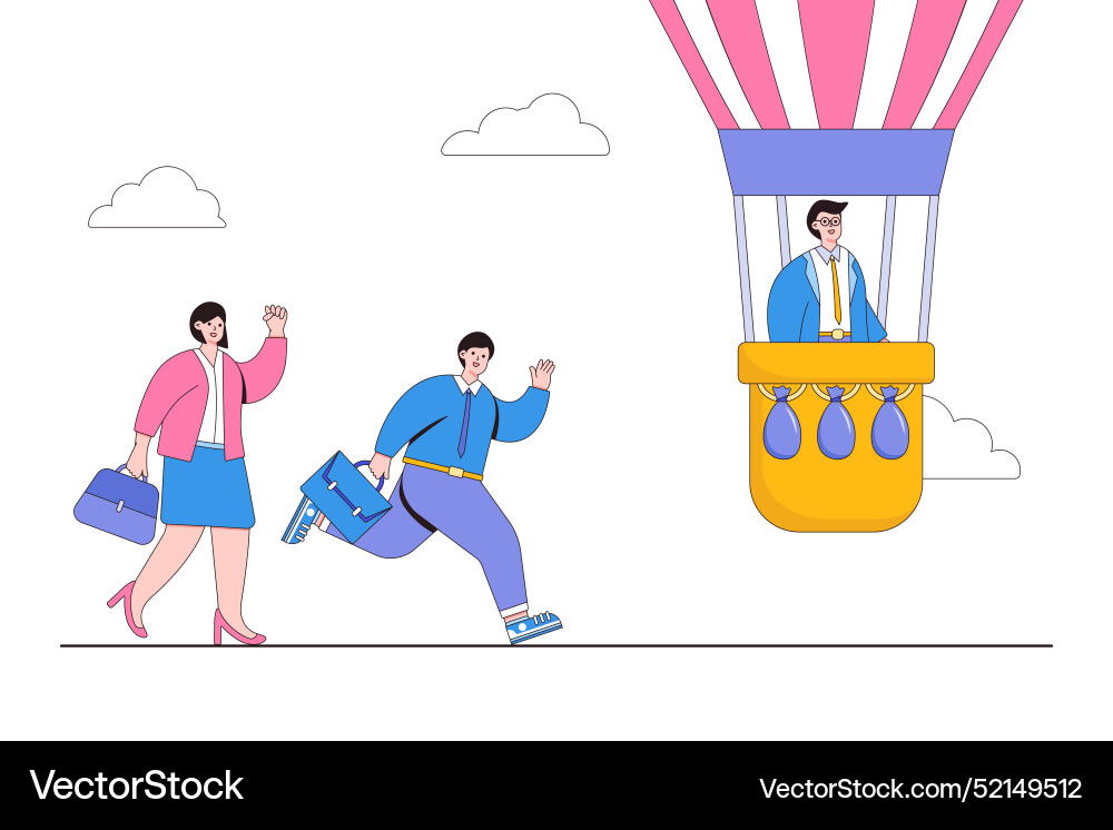 Competitive advantage to win business competition Vector Image