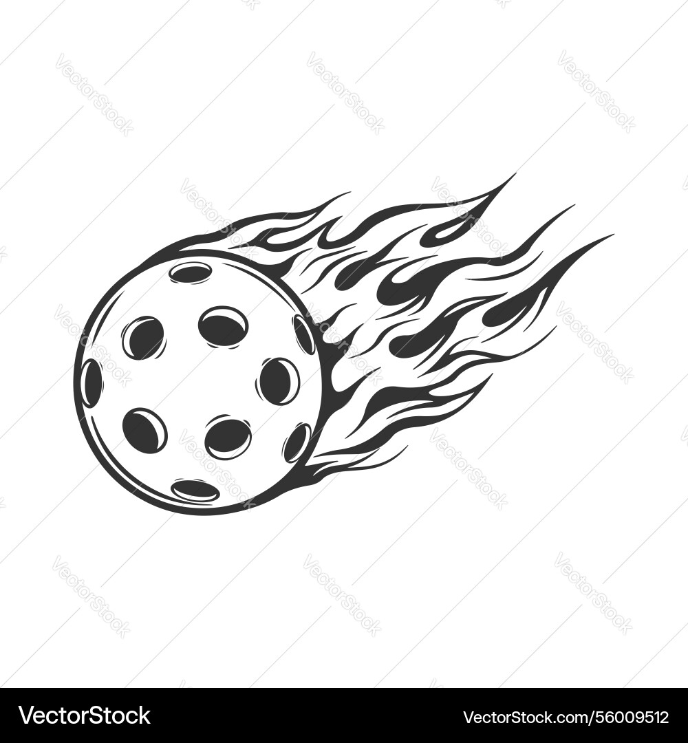 Pickleball clip art design Royalty Free Vector Image