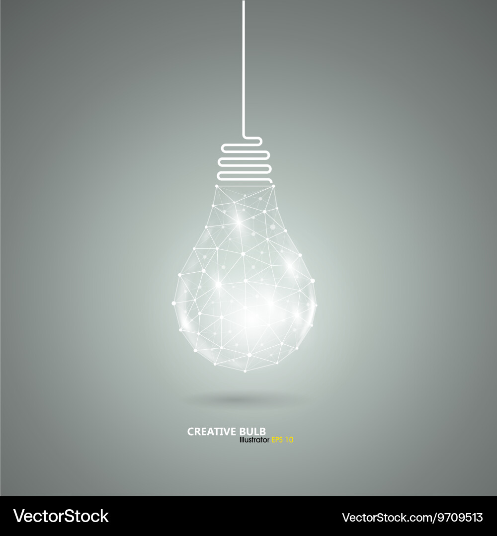 Creative bulb Royalty Free Vector Image - VectorStock