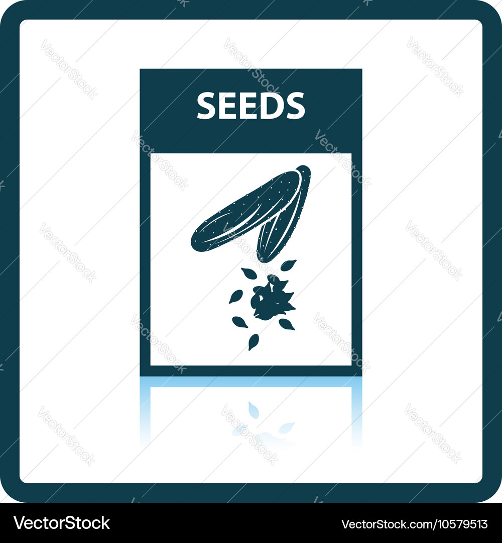Seed pack icon Royalty Free Vector Image - VectorStock